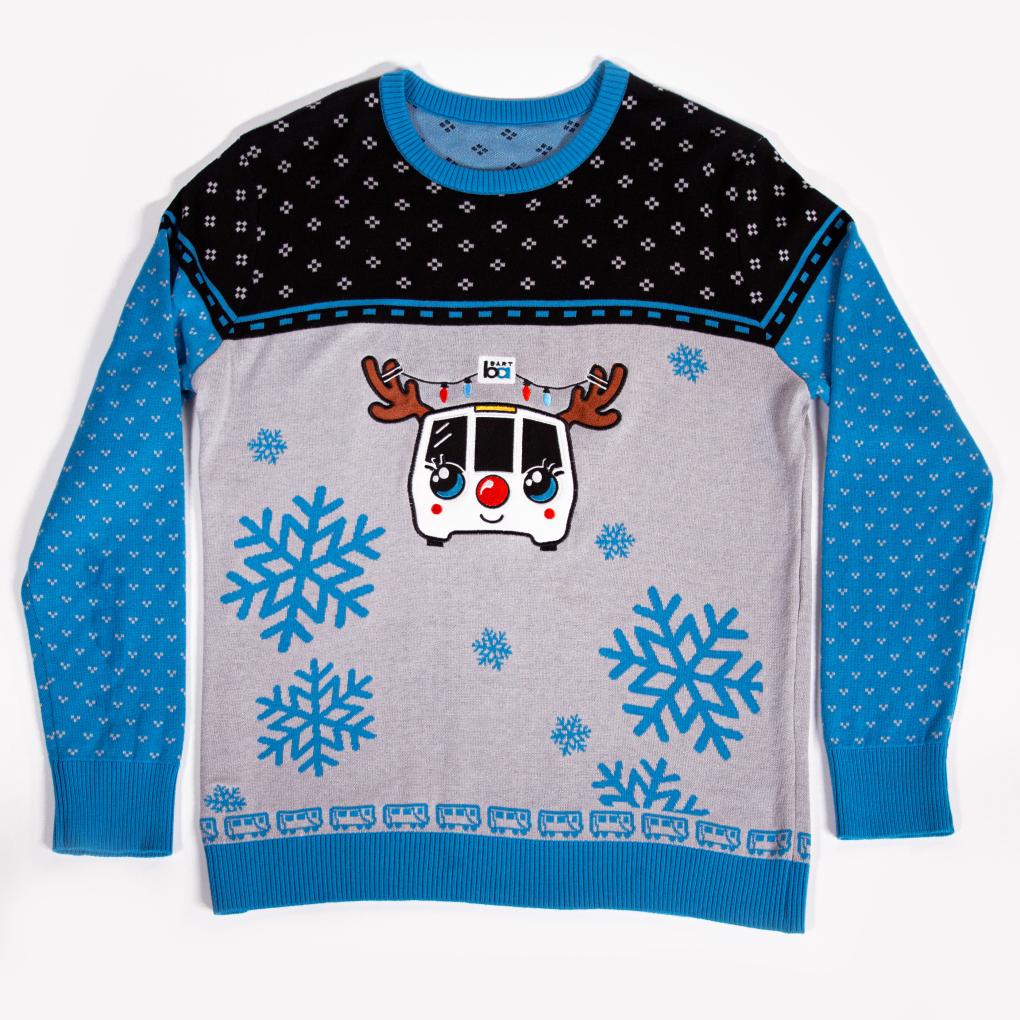BART Holiday Merch available for preorder or purchase at Railgoods popup shops + SweaterFest ...